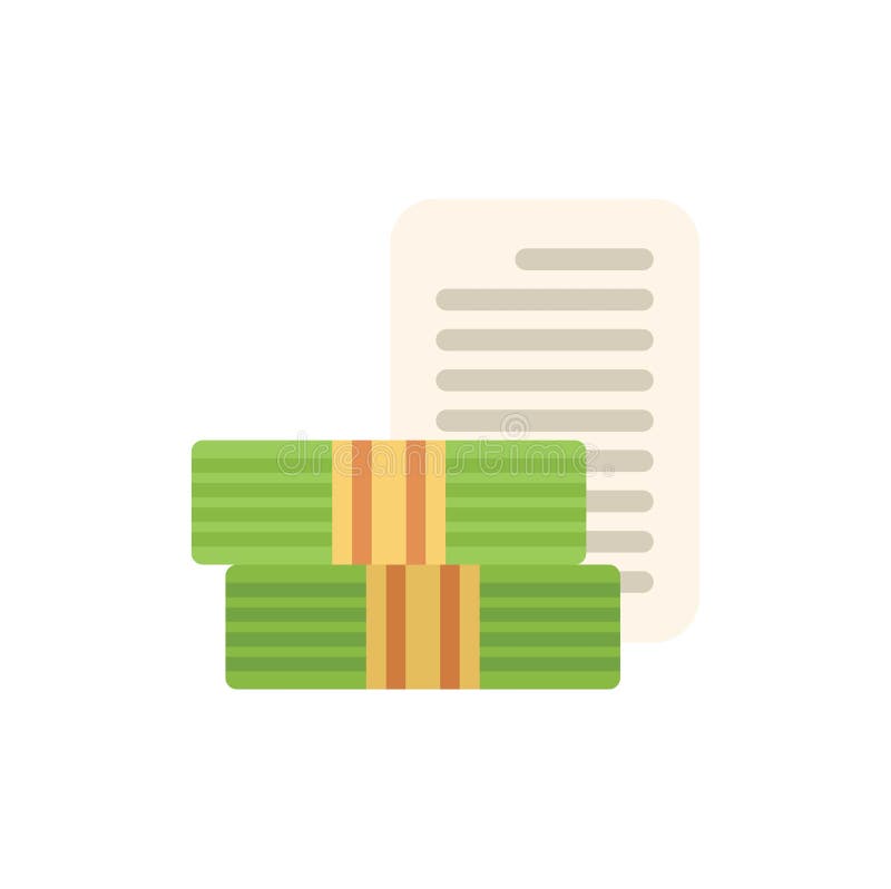 Stack of Banknotes Representing Loan Agreement with Paper Document ...
