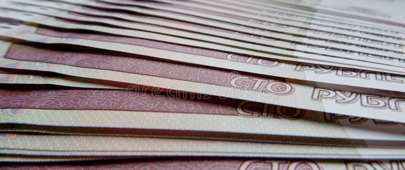 A Stack of Banknotes Rubles Stock Image - Image of rate, business: 82670757