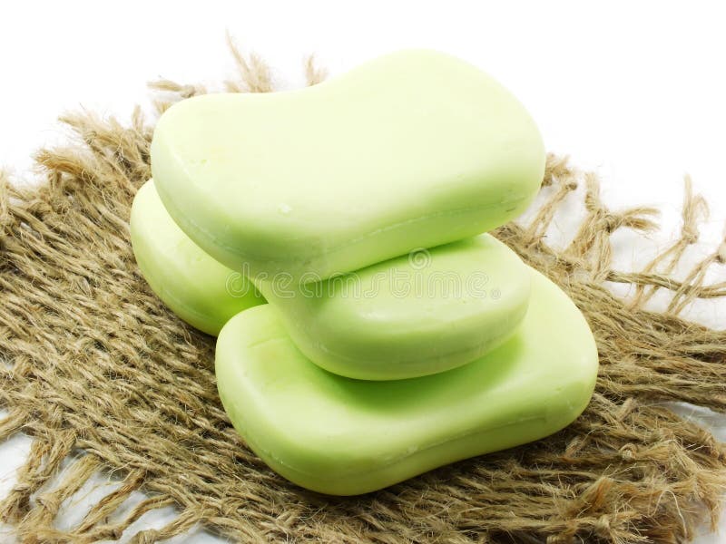 Stack Bar of Natural Soap for Cleaning and Healthy Stock Image - Image ...