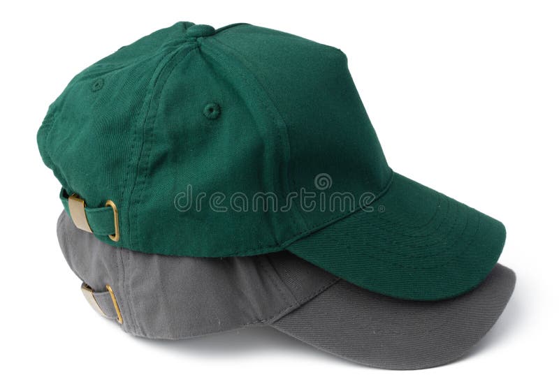 Stack of Baseball Caps Isolated on White Background Stock Image - Image ...