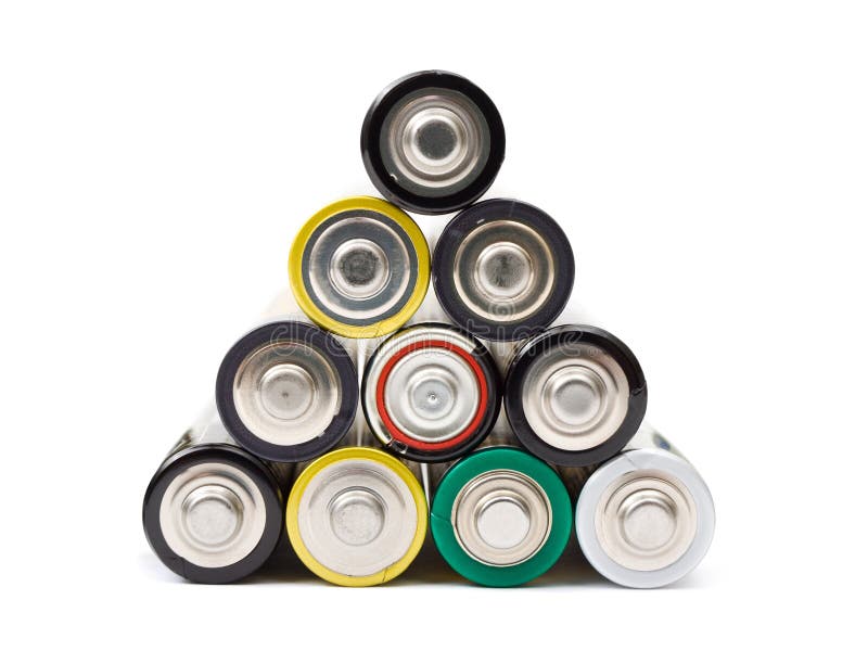 Stack of battery stock image. Image of accumulator, chemical - 4482537