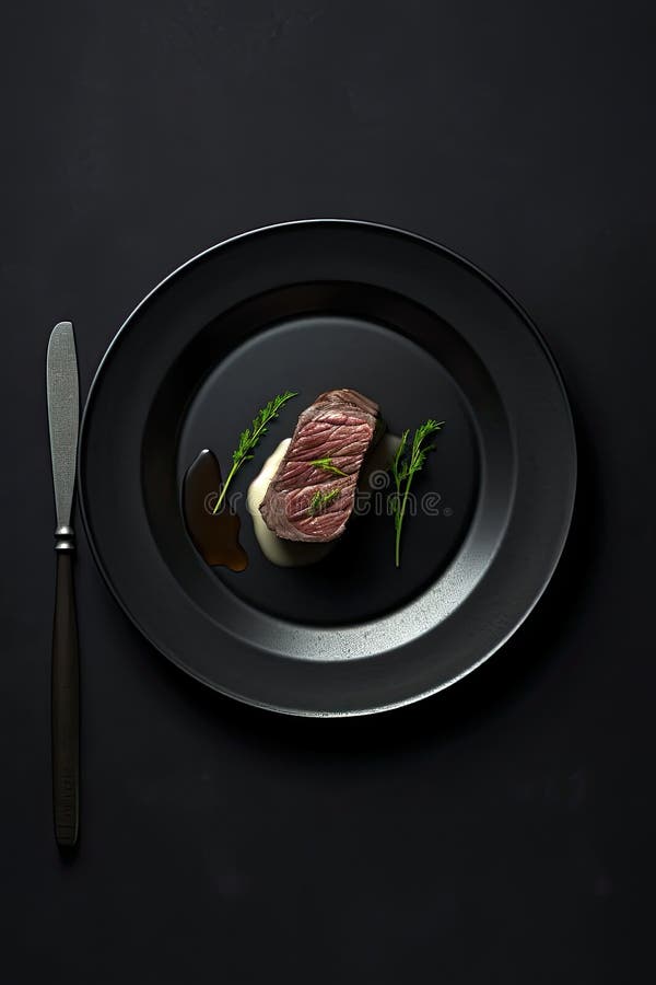 Stack of Beautifully Cooked Fillet Steak Generative AI Illustration ...
