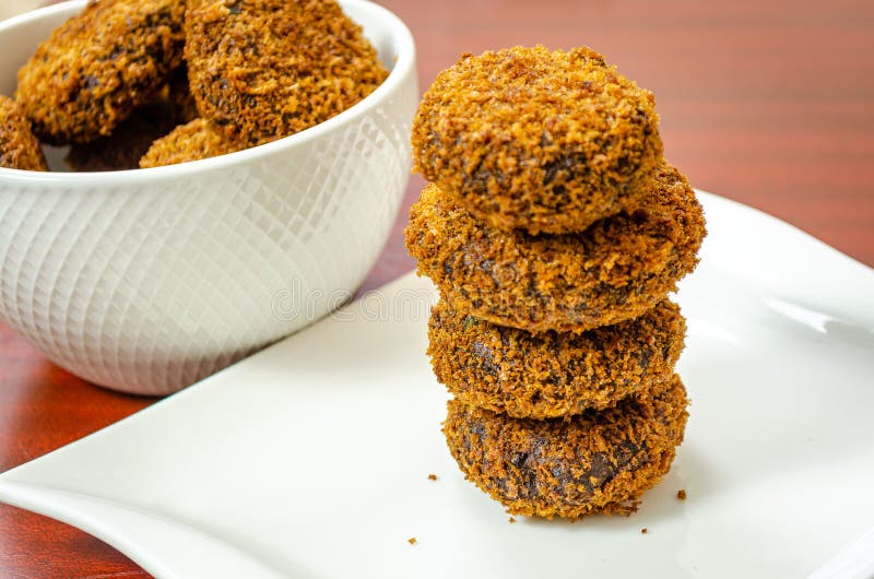 Stack of Beef Cutlets stock image. Image of macro, patty - 166251869