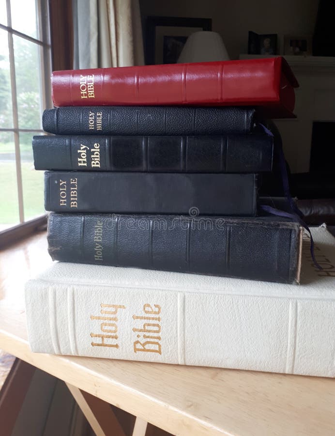 Stack of bibles stock image. Image of group, justice - 121226947