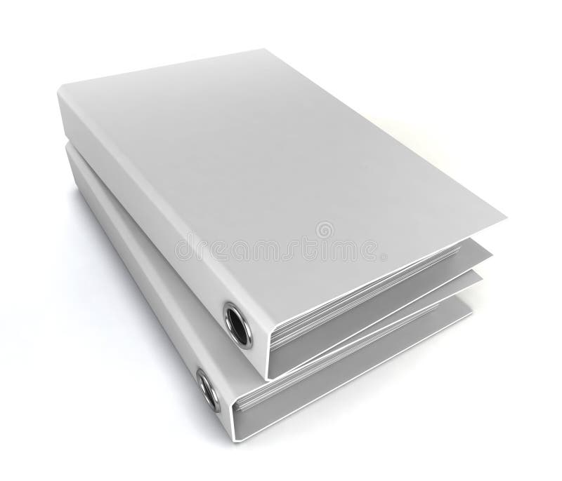 Stack of binders stock illustration. Illustration of portfolio - 41555963