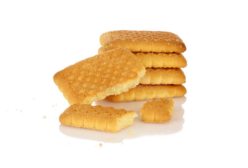 Stack of biscuits 6 stock image. Image of isolated, objects - 51237455