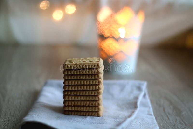 Stack of Biscuits stock photo. Image of decorative, hard - 239830234