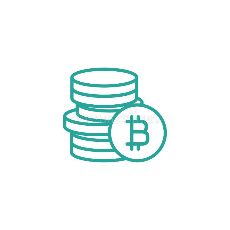 Bitcoin Coin Stack Icon Stock Illustrations – 4,847 Bitcoin Coin Stack ...