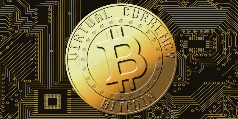 Stack of bitcoins stock illustration. Illustration of exchange - 98695074