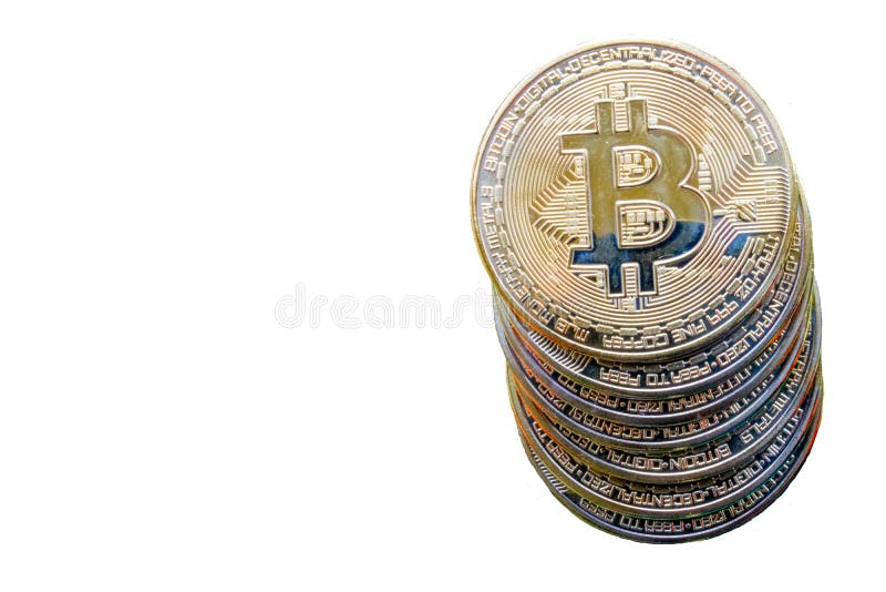 Bitcoin pile stock photo. Image of coding, digital, currency - 173307922