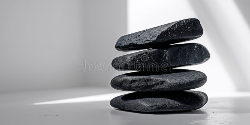 Stack of Black Rough Stones with Uneven Surfaces and Visible Texture ...