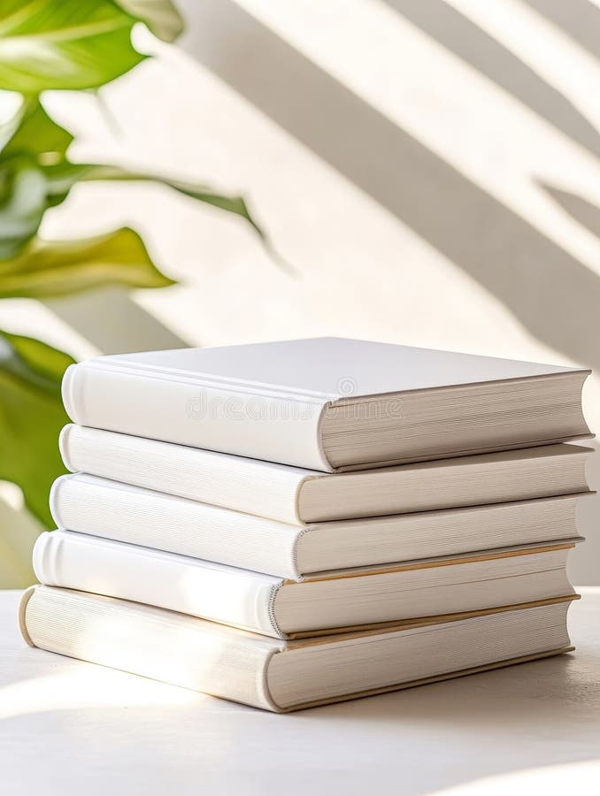 Stack of Blank Books in Sunlight Sunlight Books Knowledge Learning ...