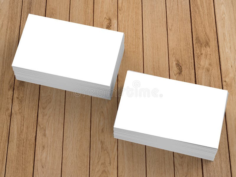 Stack of Blank Business Cards Stock Photo - Image of back, namecards ...
