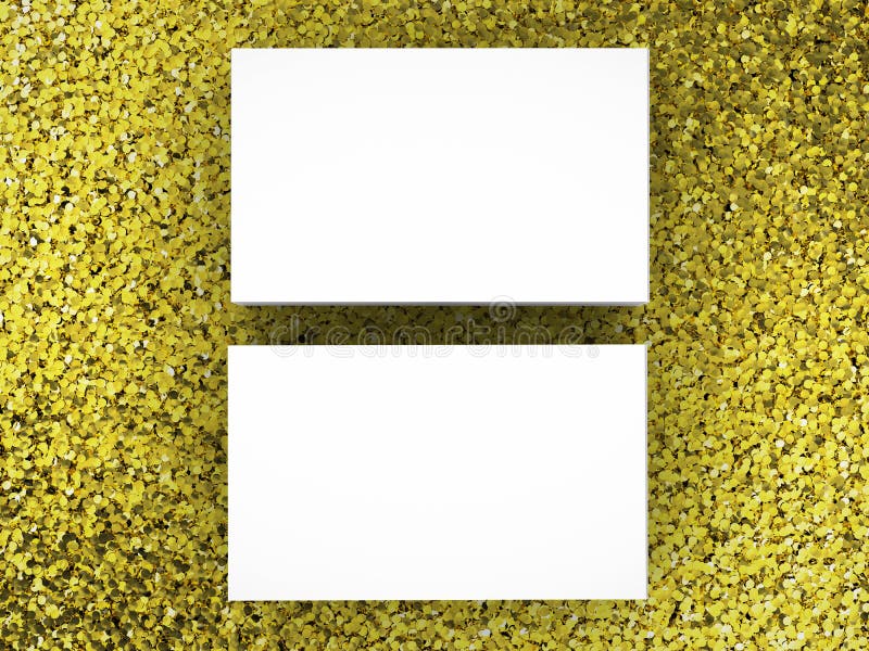 Stack of blank name cards stock illustration. Illustration of empty ...