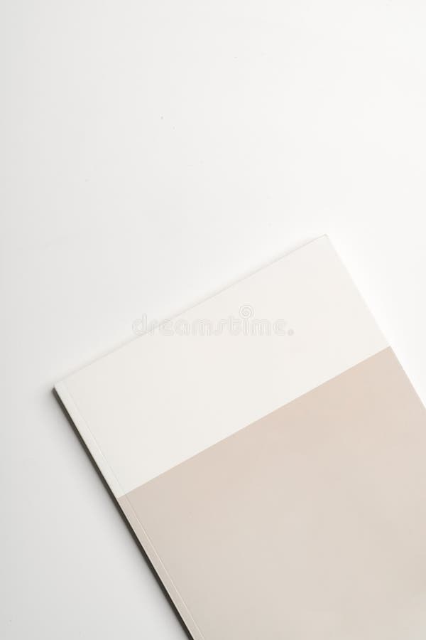 Stack of Blank Paper on Beige Background Stock Photo - Image of file ...