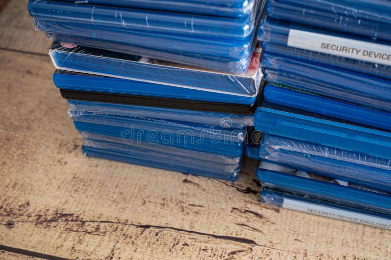 Stack of Blu Ray Movies for Home Theatre Stock Photo - Image of ...