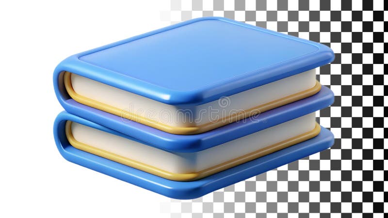Stack of Blue Books, Learning Resources and Education Symbol Png ...