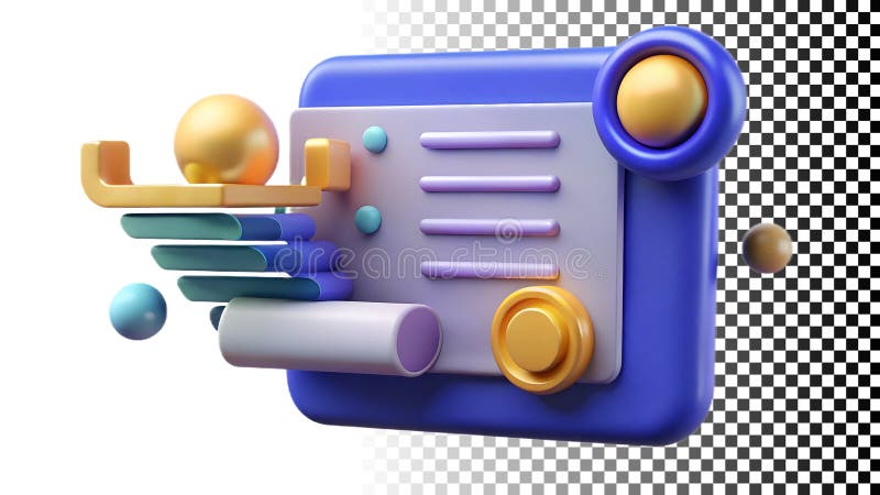 Stack of Blue Documents Files with Seal and Arrow Organization Progress ...