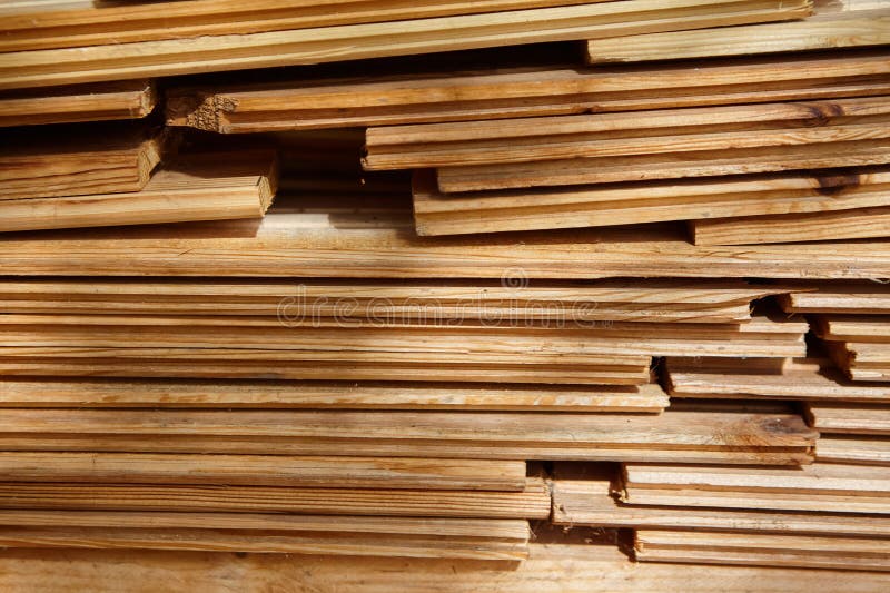 A Stack of Boards and Timber for Construction and Repair. Stock Photo ...
