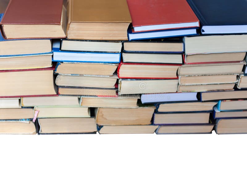 Stack of Book, Isolated on White Background, Education Concept, Back To ...