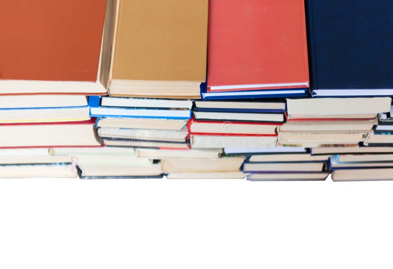 Stack of Book on Red Orange Lush Lava Background, Education Concept ...