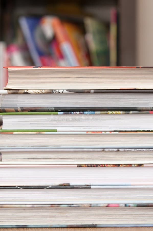 Stack of book pages stock photo. Image of education, coffee - 70213196