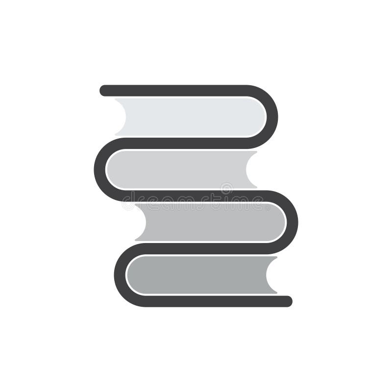 Stack book symbol vector stock vector. Illustration of concept - 152509600