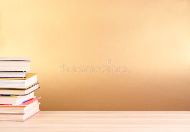 Stack book and table stock image. Image of stack, bookcase - 28692827