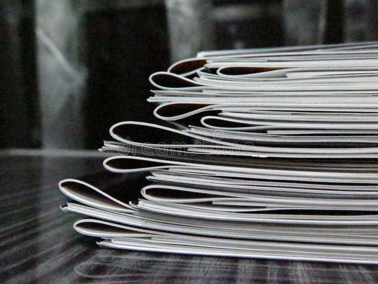 Stack of booklets stock photo. Image of singapore, gigantic - 58256596