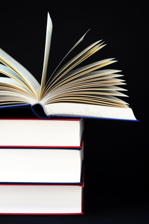 Stack of books stock image. Image of classics, bibliography - 3296269