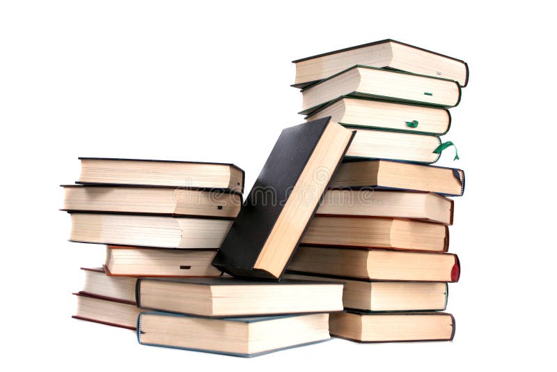 Stack of books stock image. Image of books, reading, studio - 22108353