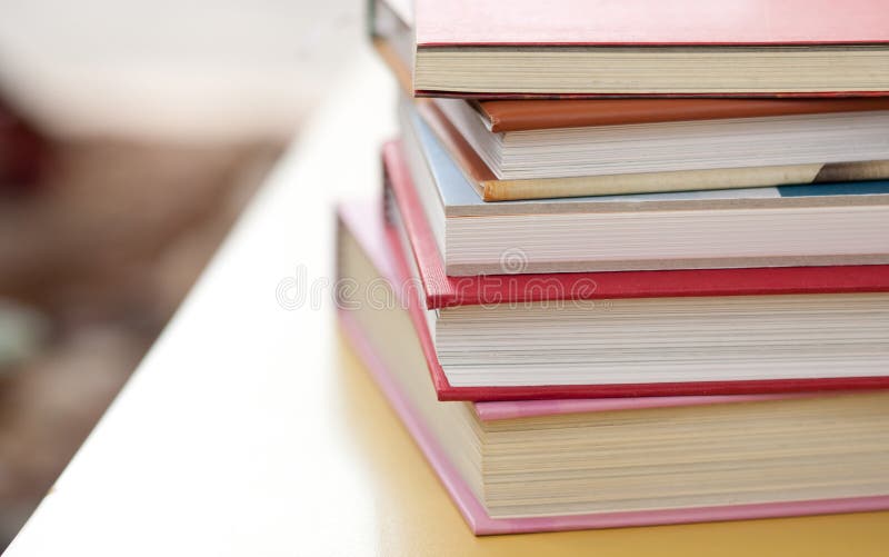 Books stack stock image. Image of print, document, encyclopedia - 14321871