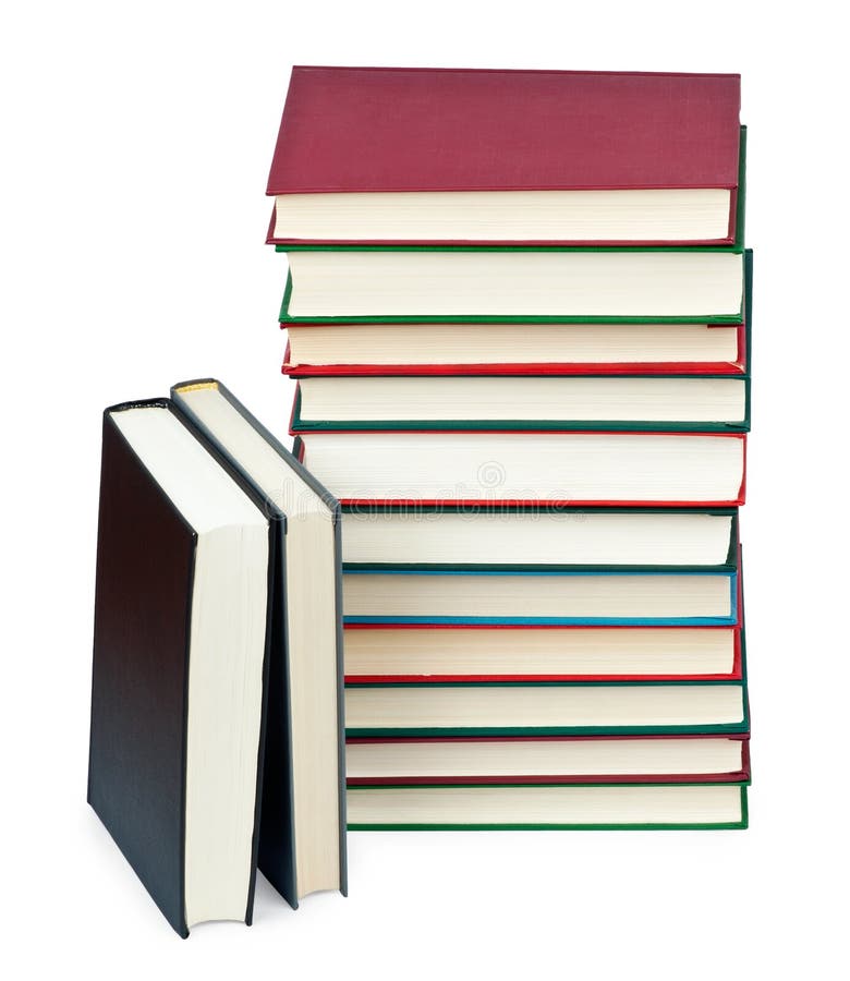 Stack of books stock image. Image of paper, library, hardcover - 27745627