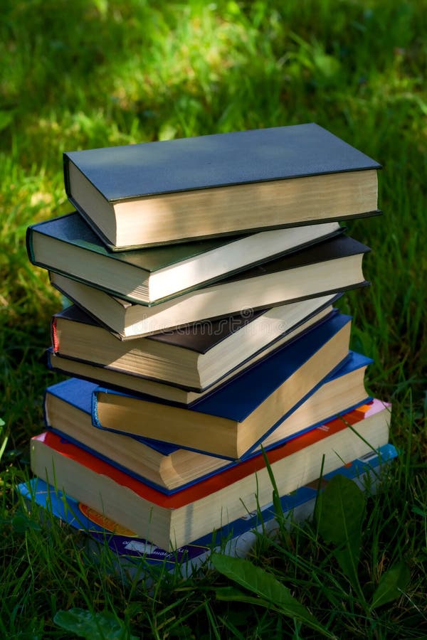 Stack of books stock image. Image of novel, objects, books - 3296229