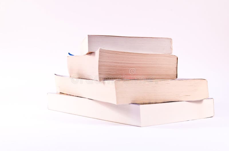 Stack of paperback books stock image. Image of stack, thick - 8259891