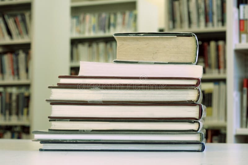 Stack of large books stock image. Image of books, colors - 7369209