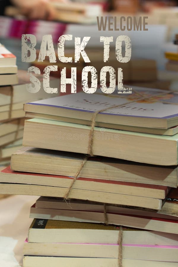 Stack of Books As Education and Business Concept Stock Image - Image of ...