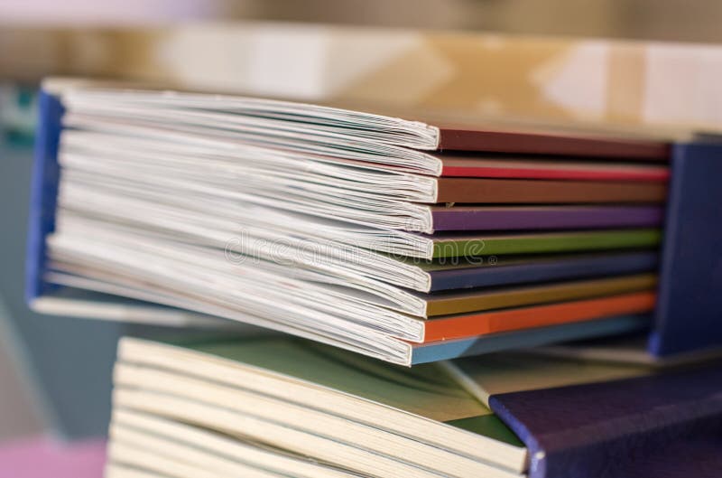 Stack of Books As Education and Business Concept Stock Photo - Image of ...