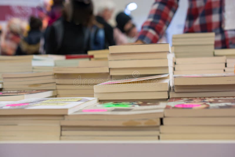 Stack of Books As Education and Business Concept Stock Photo - Image of ...