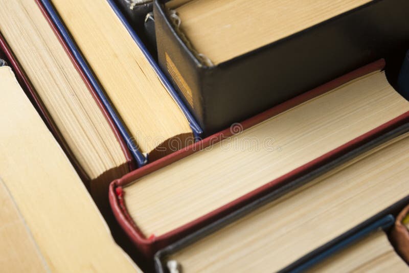 Stack of Books Background. Many Books Piles. Stock Photo - Image of ...