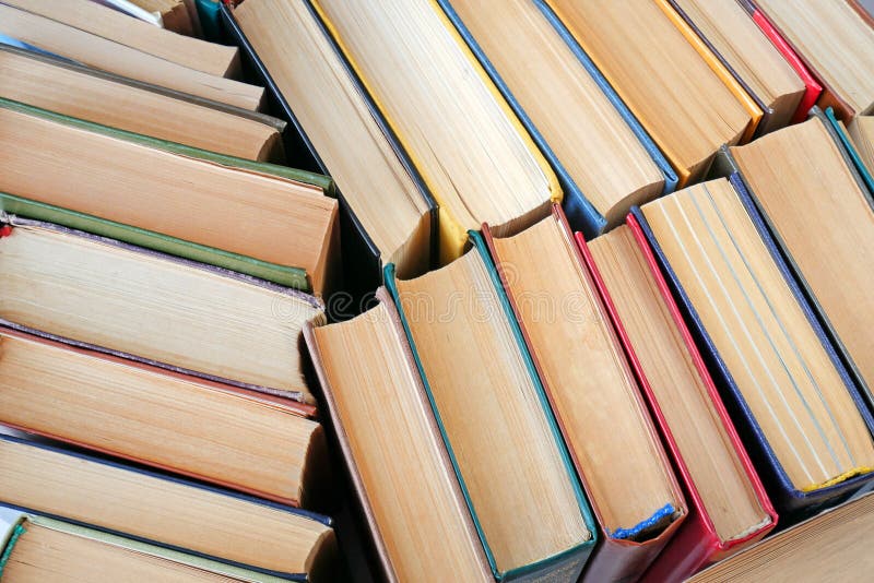 Stack of books background stock photo. Image of school - 190309534