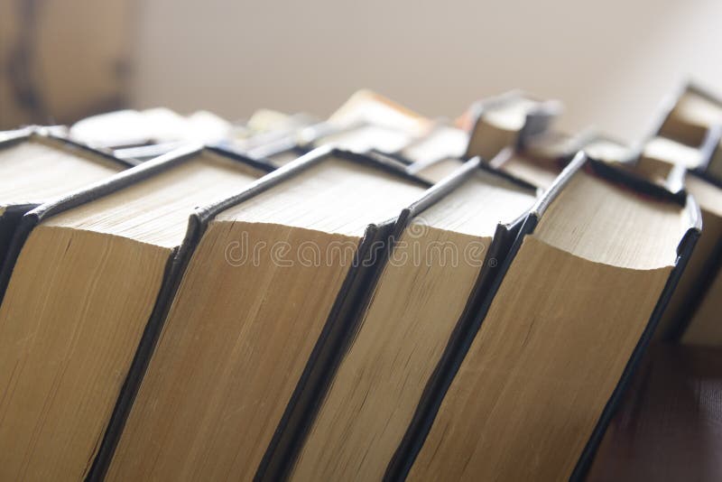 Stack of Books Background. Many Books Piles. Stock Photo - Image of ...