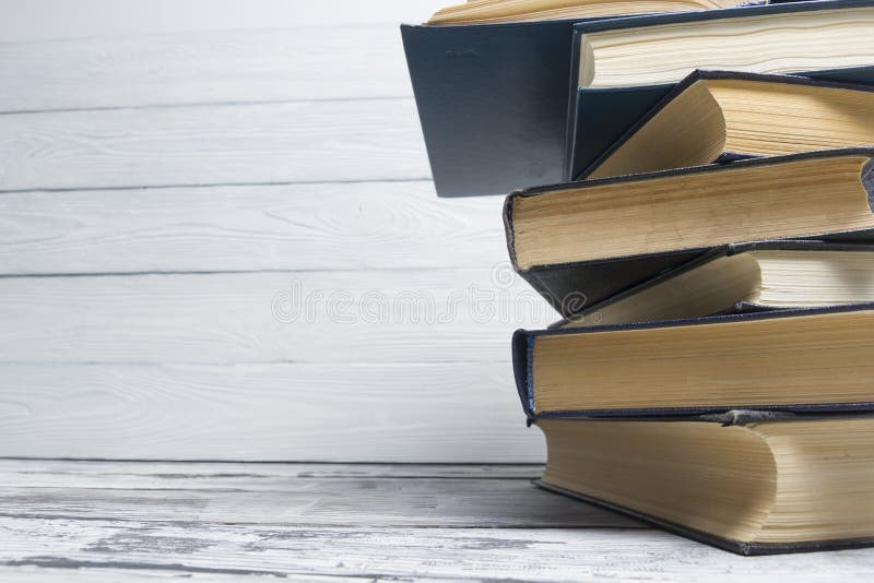 Stack of Books Background. Many Books Piles. Stock Photo - Image of ...