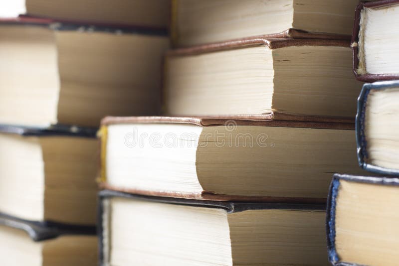 Stack of Books Background. Many Books Piles. Stock Photo - Image of ...