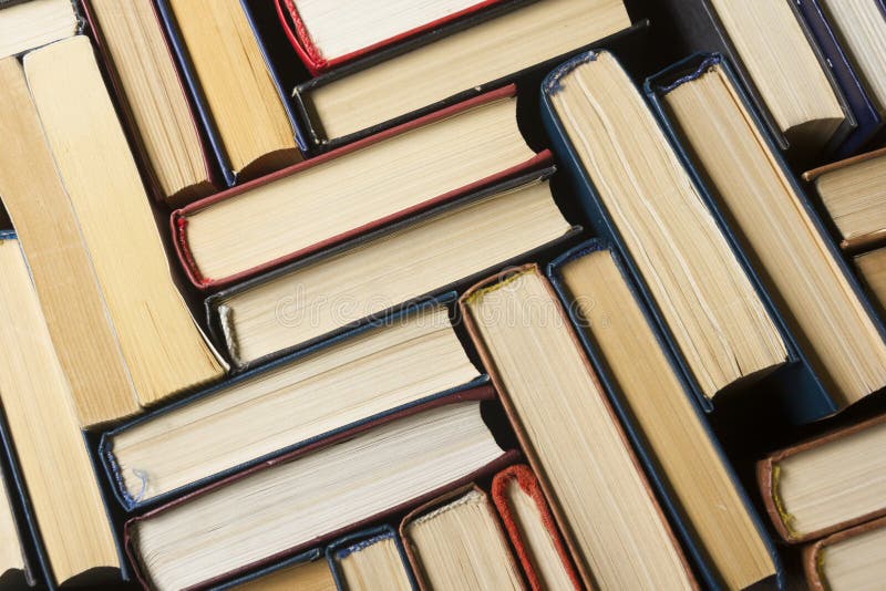 Stack of Books Background. Many Books Piles. Stock Photo - Image of ...