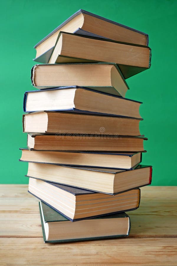 Stack of Books Background, Many Books Piles, Closeup Stock Image ...