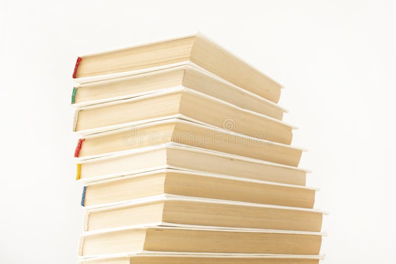 A Stack of Books. Books Background for Science and Education. Reading ...