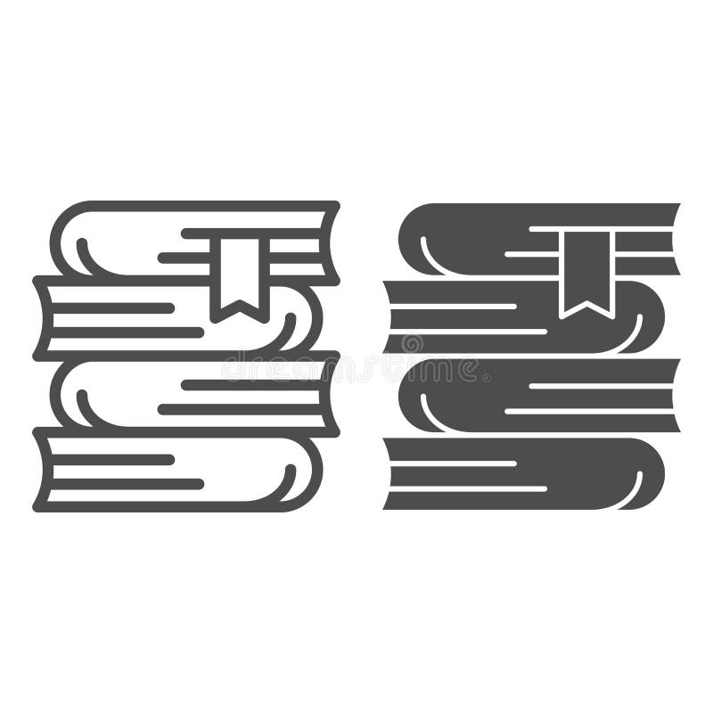Pile Books Line Art Stock Illustrations – 486 Pile Books Line Art Stock ...