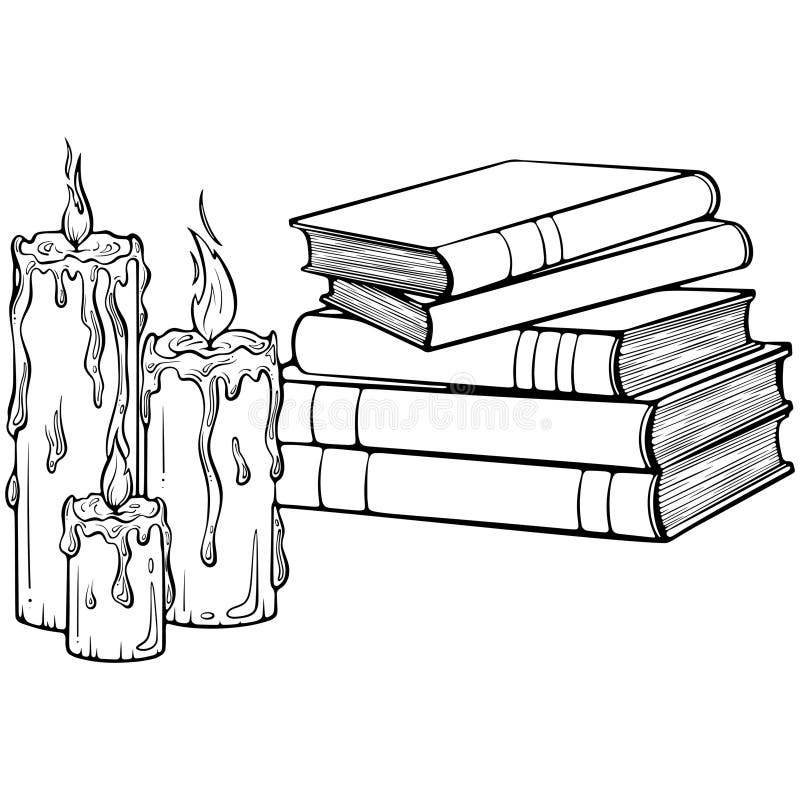 Stack Books Line Art Stock Illustrations – 1,541 Stack Books Line Art ...