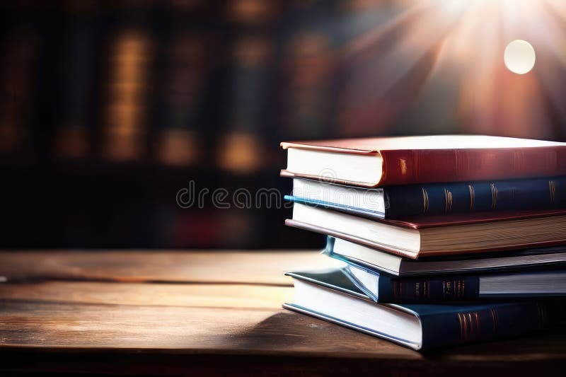 Stack of Books Close Up. Education, Culture Concept Stock Photo - Image ...